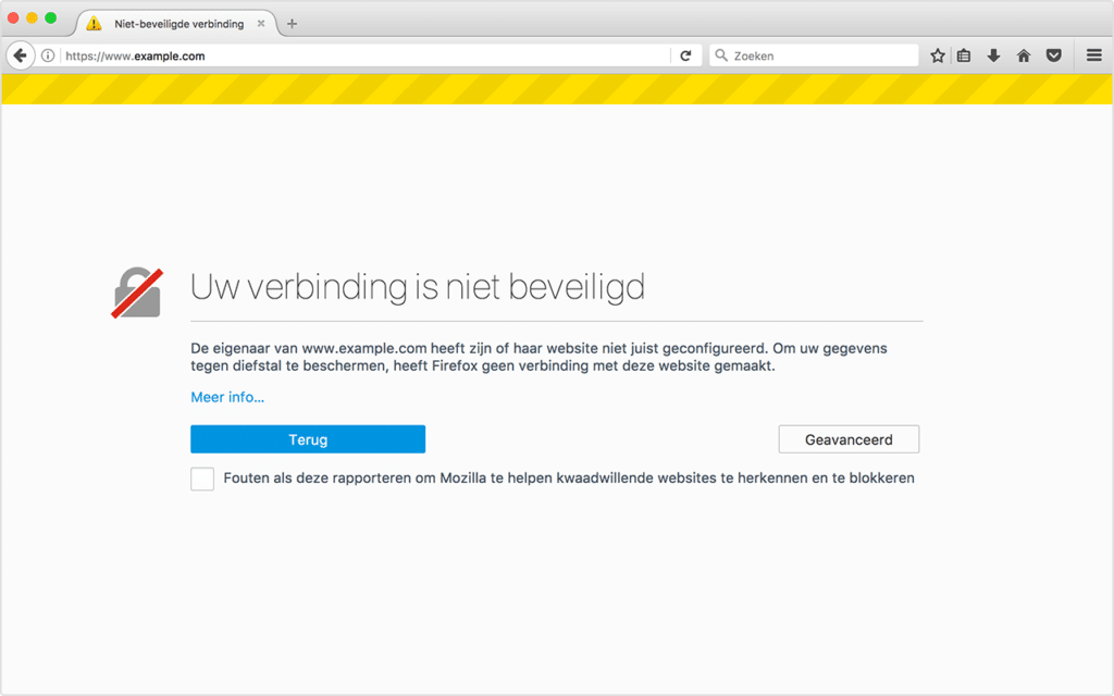 Chrome website connection not private? Solve it! | WPonderhoud.nl